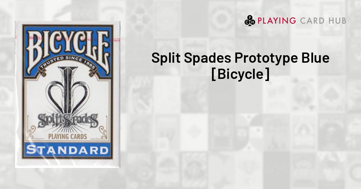 Split Spades Prototype Blue [Bicycle] - Explore the Details at ...