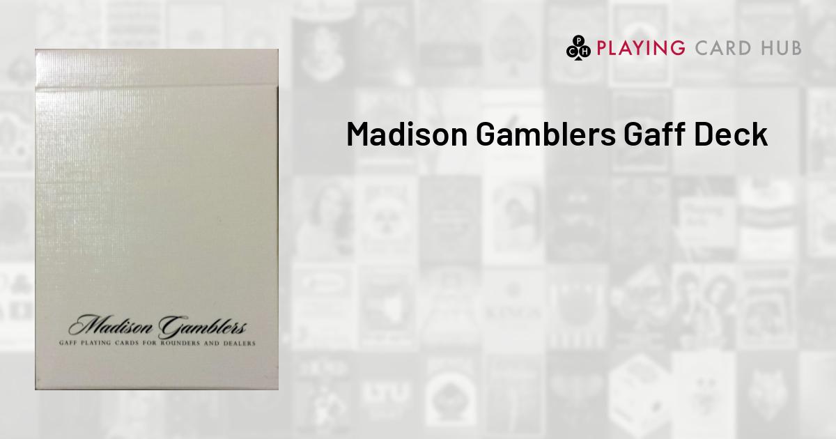 Madison Gamblers Gaff Deck - Explore the Details at PlayingCardHub ...