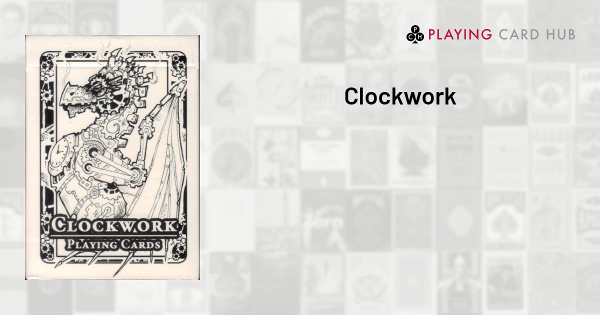 Clockwork - Explore the Details at PlayingCardHub | PlayingCardHub.com