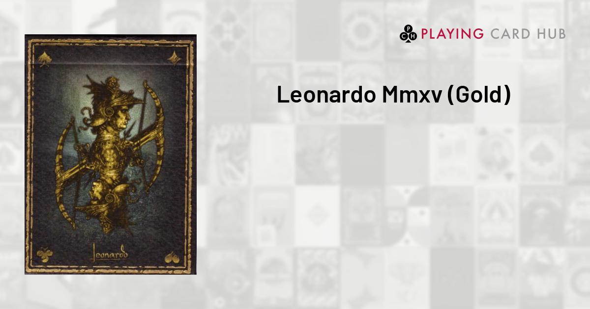 Leonardo Mmxv (Gold) - Explore the Details at PlayingCardHub ...