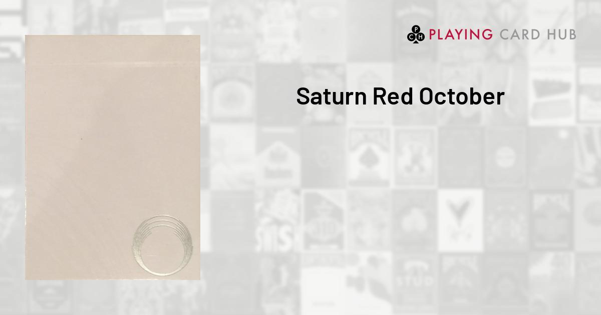 Saturn Red October - Explore the Details at PlayingCardHub ...