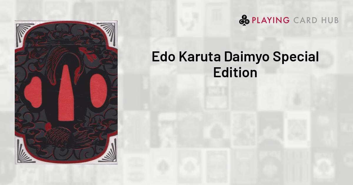 Edo Karuta Daimyo Special Edition - Explore the Details at PlayingCardHub | PlayingCardHub.com