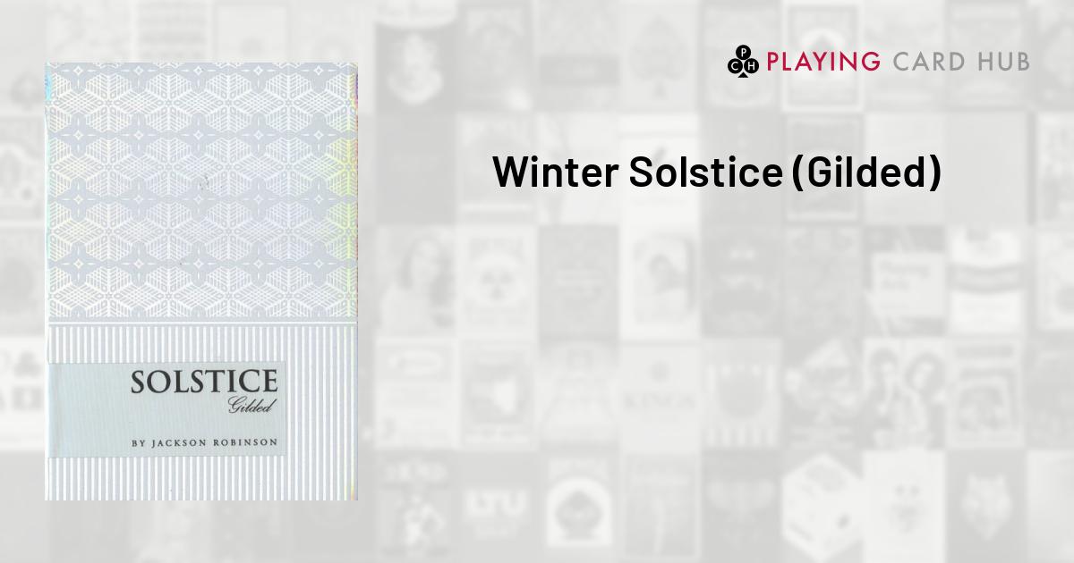 Winter Solstice (Gilded) - Explore the Details at PlayingCardHub | PlayingCardHub.com