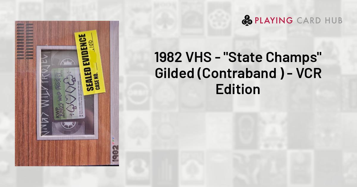 1982 VHS - "State Champs" Gilded (Contraband ) - VCR Edition - Explore ...