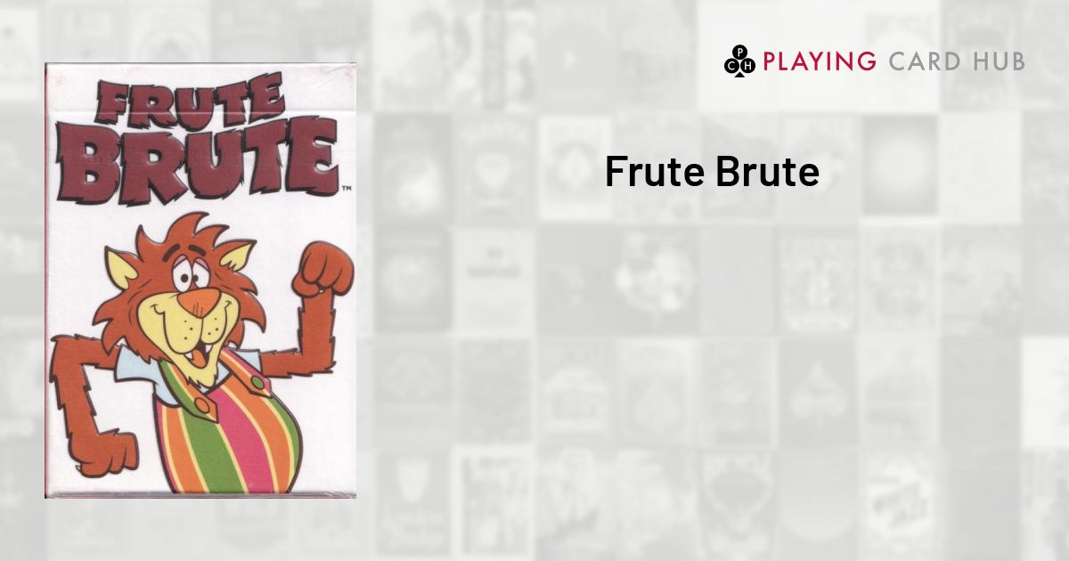 Frute Brute - Explore the Details at PlayingCardHub | PlayingCardHub.com