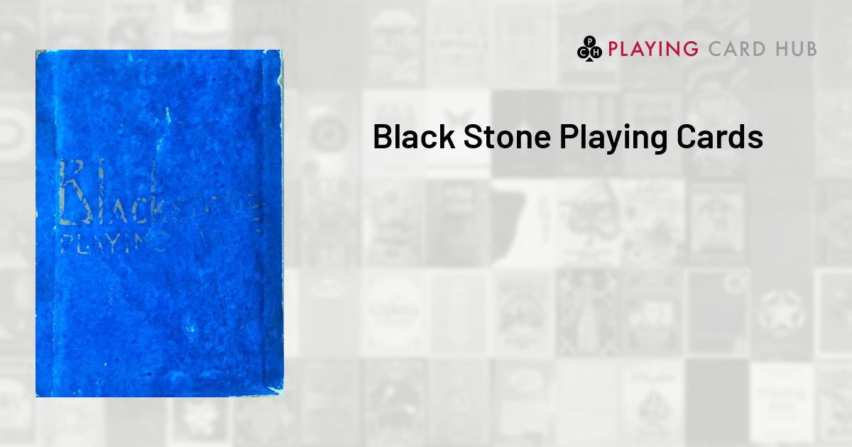 Black Stone Playing Cards - Explore the Details at PlayingCardHub ...