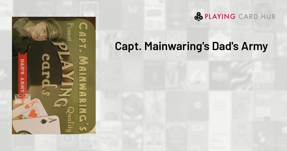 Capt. Mainwaring's Dad's Army - Explore the Details at PlayingCardHub ...