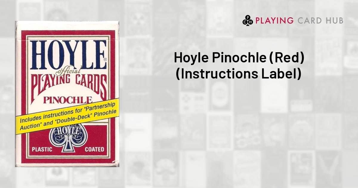 Hoyle Pinochle (Red) (Instructions Label) - Explore the Details at ...