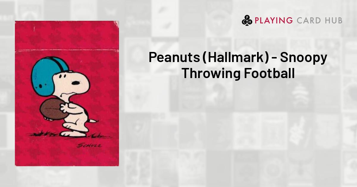 Peanuts (Hallmark) - Snoopy Throwing Football - Explore the Details at ...