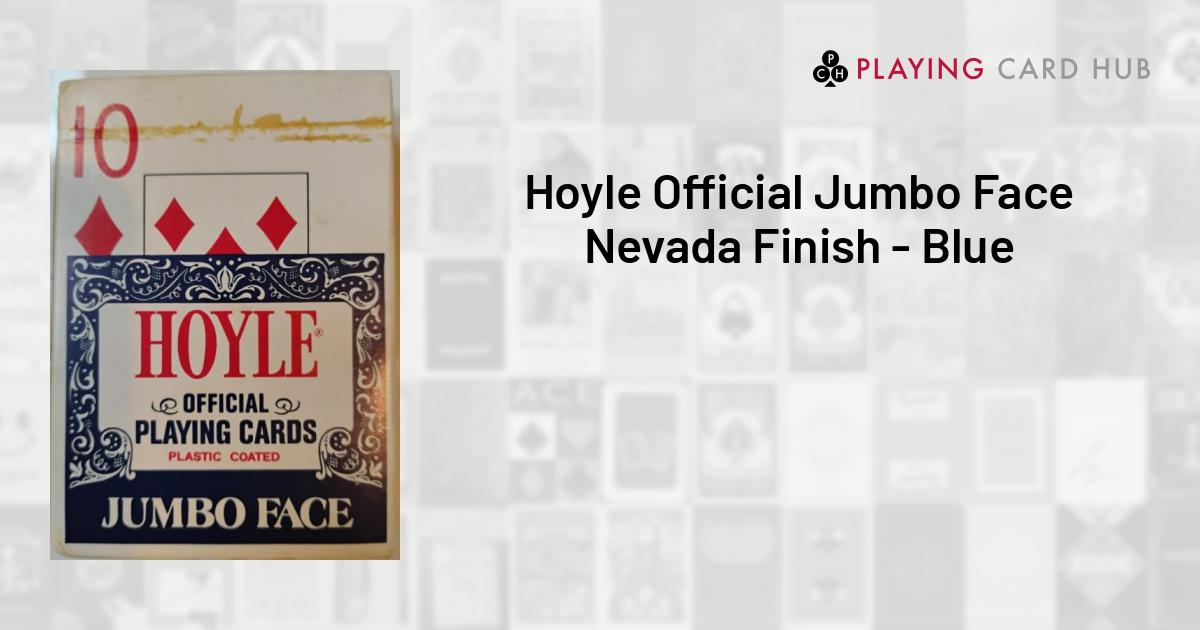 Hoyle Official Jumbo Face Nevada Finish - Blue - Explore the Details at ...